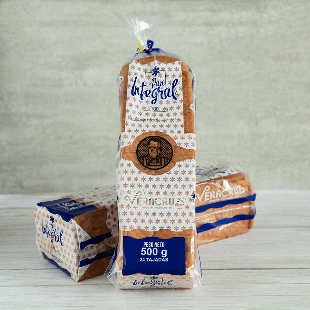 Pan Tajado Integral - Tortas Veracruz